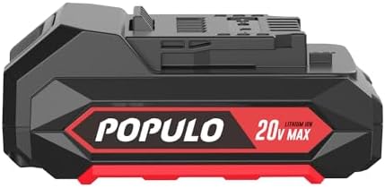 populo 20V Max Lithium ion 2.0Ah Battery Pack PPLBP,Only Suitable 20V ...