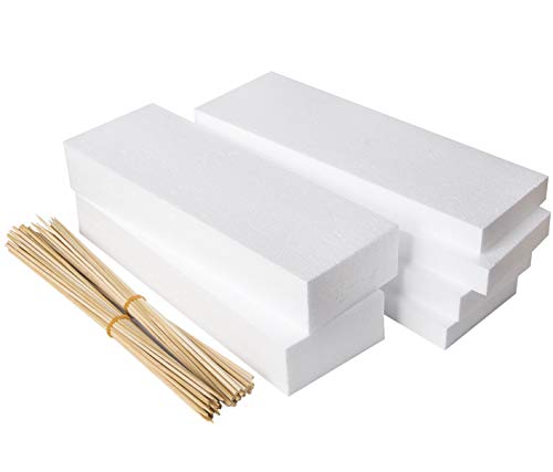 18 Pack Foam Blocks - Styrofoam Rectangle Blocks -Floral Foam -Craft ...