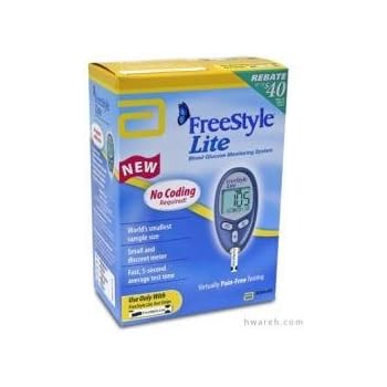 Amazon.com: Freestyle Freedom Lite Blood Glucose Meter: Health ...