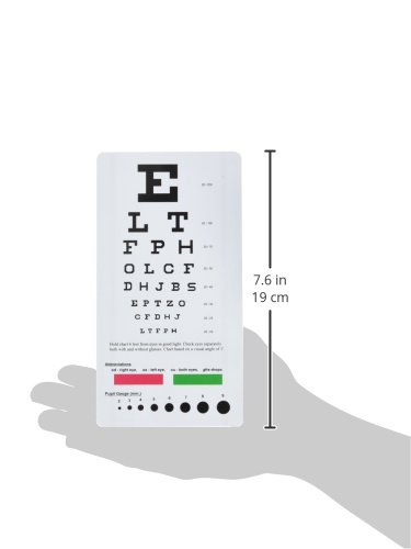 Prestige Medical 3909 Snellen Pocket Eye Chart Buy Online In United 