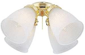 Ellington ECK759BB 4 Light Ceiling Fan Light Kit, Bright Brass ...