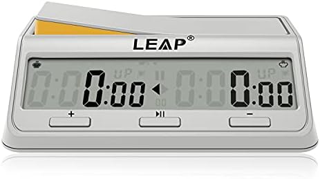 JIESENG Chess Clock Advanced Digital Chess Timer for Board Game Count ...