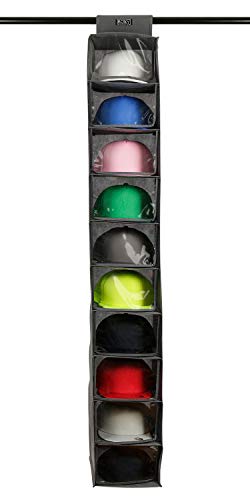 Boxy Concept Hat Rack with Dust Shield - 10 Shelf Hat Organizer for ...
