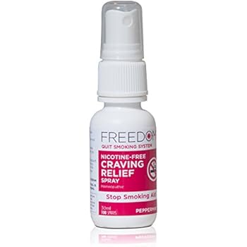 Amazon.com: Freedom Quit Smoking, Craving Relief Spray - Nicotine Free ...