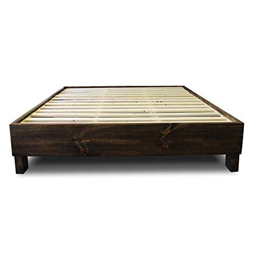 Amazon.com: Rustic Wood Platform Bed Frame : Home & Kitchen