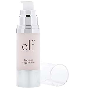 Amazon.com : e.l.f. Cosmetics Poreless Face Primer, Clear, Large, 1.01 ...