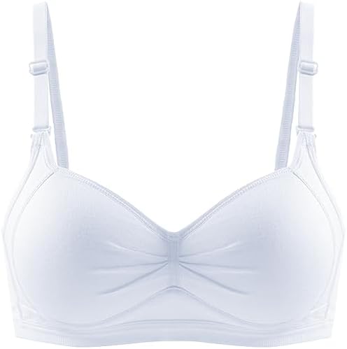 Dress Cici White No Wire Bra Comfort Wireless Bras Minimizer Asia Size ...