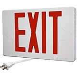 Plug in Exit Sign Combo - - Amazon.com