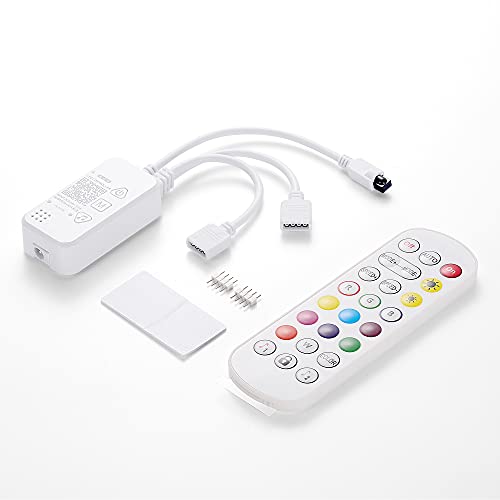 Led Controller and Led Light Remote Replacement for 10mm 4-pin RGB Led ...