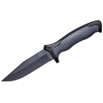 Amazon.com : Buck Knives 0655GYS Short Nighthawk Fixed Blade Tactical ...