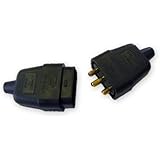 Duraplug LCP103 BLK 10 amp In line lead connector: Amazon.co.uk: DIY ...