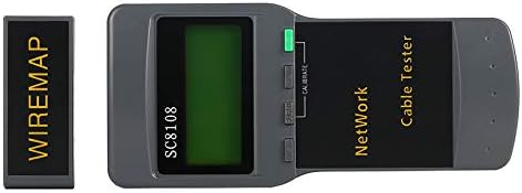 SC8108 Portable LCD Network Tester Meter&LAN Phone Cable Tester & Meter ...