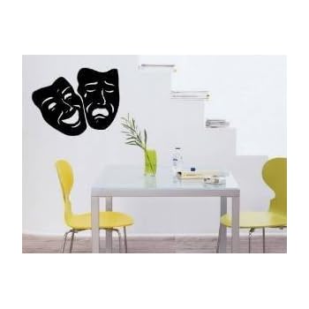 Amazon.com: It's Showtime Vinyl Wall Decal Decor Home Theater Drama ...