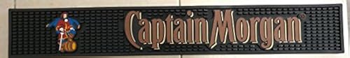 Captain Morgan Spiced Rum Professional Bar Mat Spill Mat Rail Drip Mat ...