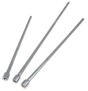 Toolzone 3Pc Long Socket Extension Bars - 1/2" Drive - 375mm (15"), 450mm (18") and 600mm (24 ...