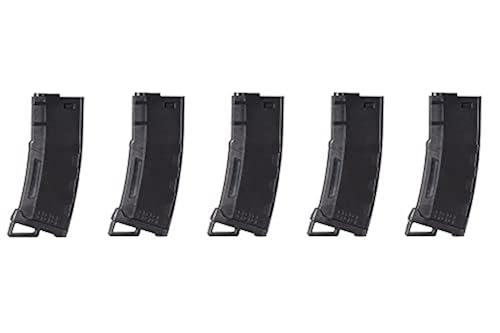 Lancer Tactical Airsoft M4 M16 Series Polymer 130 Round Transparent ...