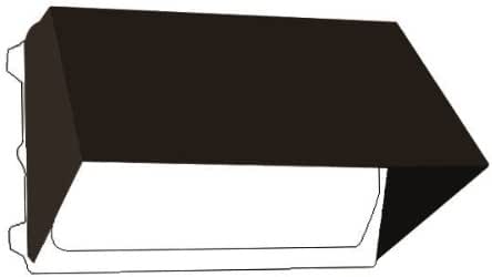 Full Cutoff Aluminum Glare Shield for 14 in. Medium Wall Pack Fixture ...