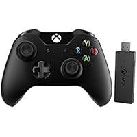 Amazon.com: Microsoft Xbox One Controller + Wireless Adapter for ...
