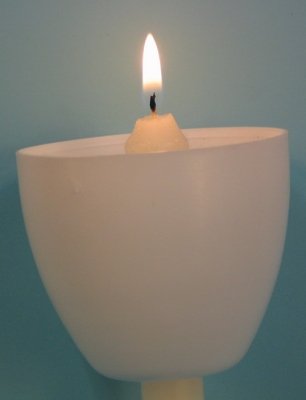 White Candle Wind Protector - 25 Pack: Amazon.co.uk: Garden & Outdoors