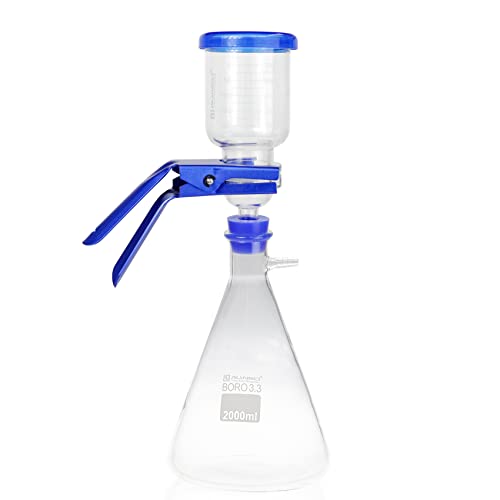 ALWSCI 2000ml Glass Vacuum Suction Filter Laboratory Vacuum Filtration ...