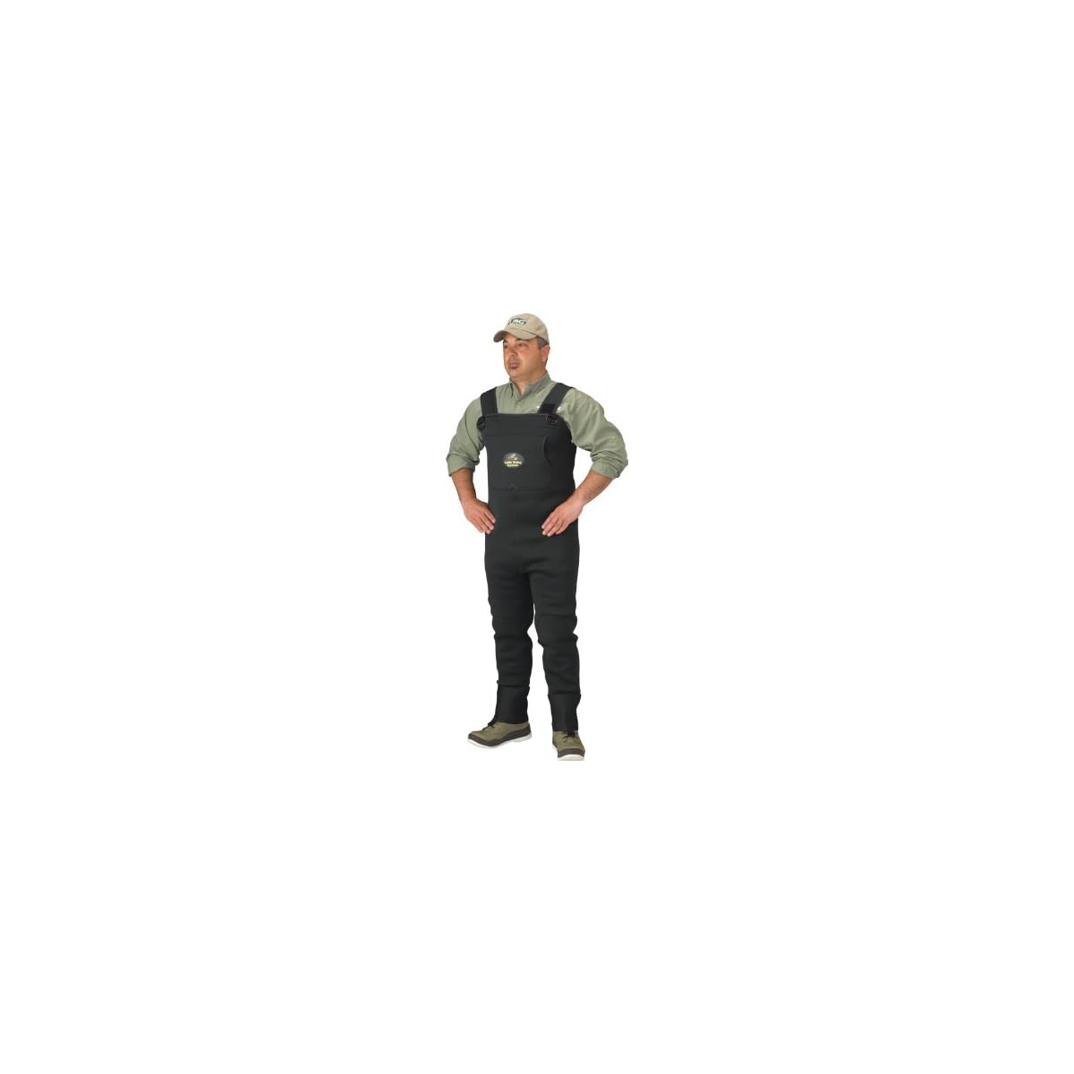 Caddis Men's Green Neoprene Stocking Foot Wader - Waders Online