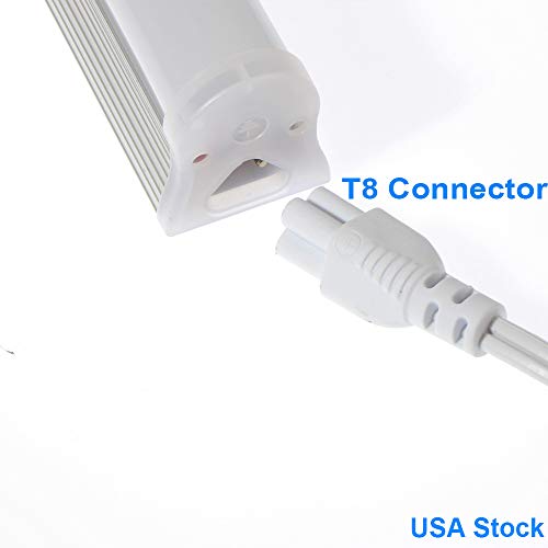 Aieasy Led Tube Power Extension Cord With 3 Prong Plug T5 T8 Led Wire