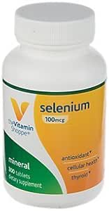 Amazon.com: The Vitamin Shoppe Selenium 100mcg Mineral Supplement to ...