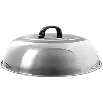 Amazon.com: Cook N Home 9.5-Inch Stainless Steel Grill Cooking Steaming ...