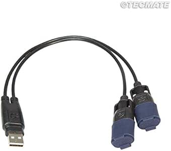 Amazon.com: Tecmate Optimate Cable O-110, USB Y-Splitter, with ...