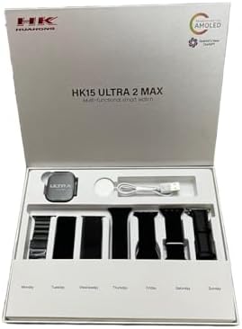 HK15 Ultra 2 Max smart watch 2.02 inch amoled screen Fitness Tracker ...