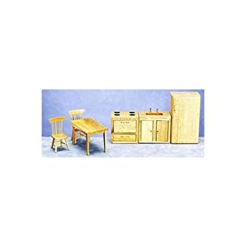 Amazon.com: Aztec Imports, Inc. Dollhouse Miniature 3-Pc. White ...