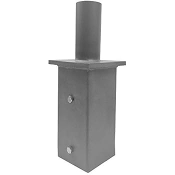 1000LED Tenon Adaptor for 4 inch OD Square Pole Top, Light Pole Adapter ...