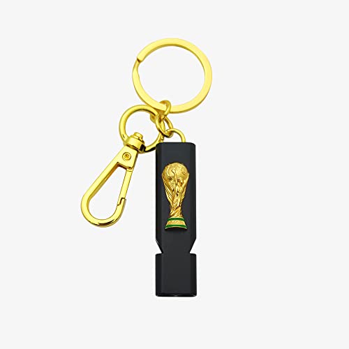 2022 FIFA WORLD CUP QATAR 2D Trophy whistle Keychain - Own a ...