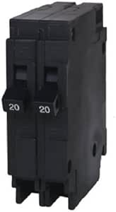 Siemens Q2020 Two 20-Amp Single Pole 120-Volt Circuit Breakers, for use ...