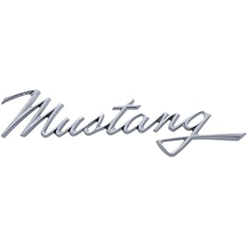 Amazon.com: 1979-1986 MUSTANG Letters/Word Brand Trunk Lid Emblem ...