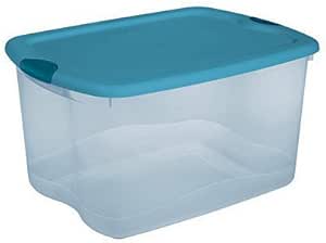 sterilite 18889404 Sterilite, 66 QT, Blue Latch Storage Box : Amazon.ca ...