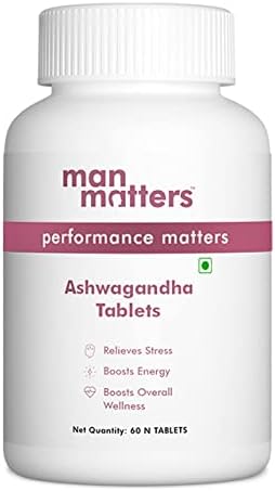 Man Matters Gold Standard 500mg Ashwagandha Tablets | Standardised to 5 ...