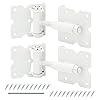 SANKINS Self Closing Gate Hinges Heavy Duty Hardware Hinges for Wooden ...