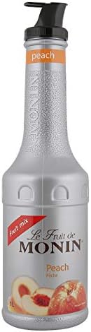 Monin Peach Fruit Mix Puree, 1 Litre price in Saudi Arabia | Amazon ...