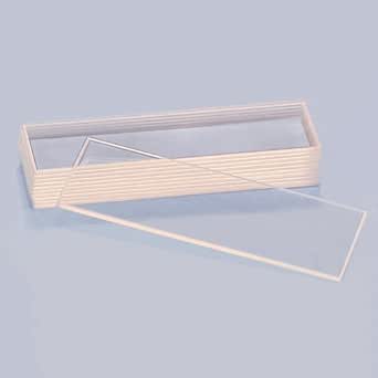 Plastic Microscope Slides, 75 mm by 25 mm, Topas® Cyclic Olefin ...