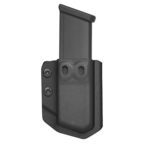 Amberide Universal Mag Carrier IWB/OWB KYDEX Magazine Holster Fit: 9mm/.40 Double Stack - 9mm ...