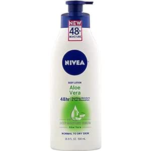 Amazon.com : NIVEA Lotion Aloe Vera 48 Hour Pump, 16.9 Ounce : Beauty