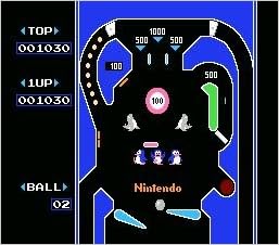NINTENDO PINBALL VIDEO GAME (NINTENDO NES 8-BIT VIDEO GAME CARTRIDGE ...