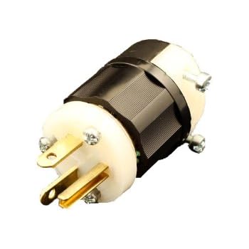 Pass & Seymour PS5466XCC10 Double 20A 250V Black & White 2 Pole 3-Wire ...