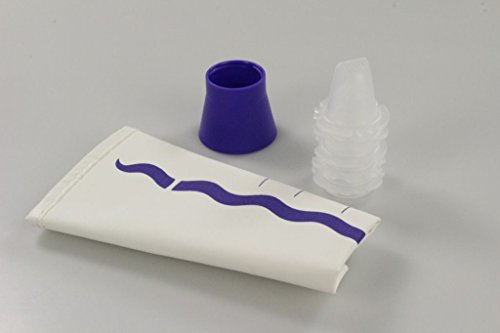 Tupperware Baking Piping Bag Set 400 ml Blue/Purple 5 Nozzles