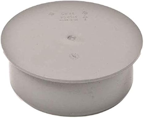 Waste Pipe 50 mm Cap/Stop End - Push-Fit/Compression - Grey: Amazon.co ...