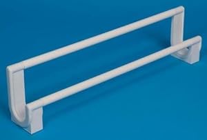 White plastic Double Towel Rail BRAND NEW: Amazon.co.uk: Kitchen & Home