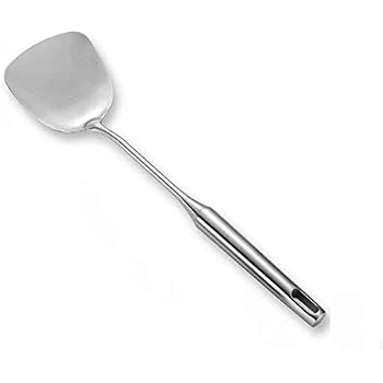 Amazon.com: Wok Spatula, Stainless Steel Wok Turner, Pro Chef Kitchen ...
