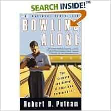 by Robert D. Putnam Bowling Alone 1 edition: Robert D. Putnam: Amazon ...