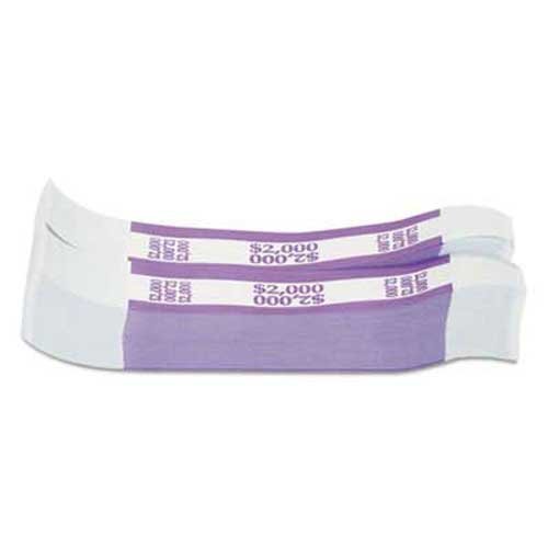 Coin-Tainer Currency Straps, Violet, 2,000 in $20 Bills, 1000 Bands ...